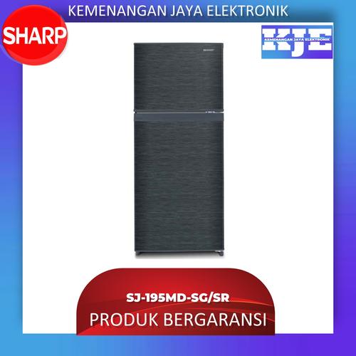 Jual SHARP KULKAS 2 PINTU SJ 195MD SR/SG LOW WATT NO FROST SJ 195MD ...