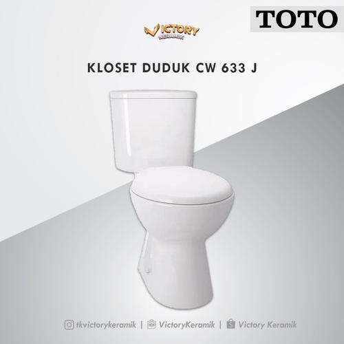 Jual KLOSET DUDUK / CLOSET DUDUK TOTO CW 633 J FULL SET ( CW 633+THX ...