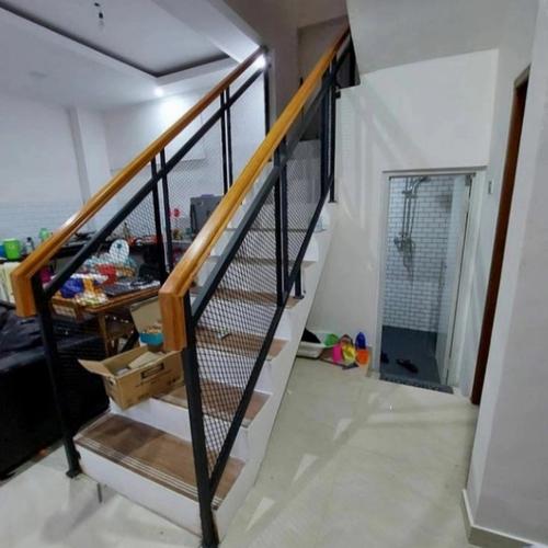 Jual railing tangga expanda murah kombinasi pegangan kayu - Kota Bekasi ...