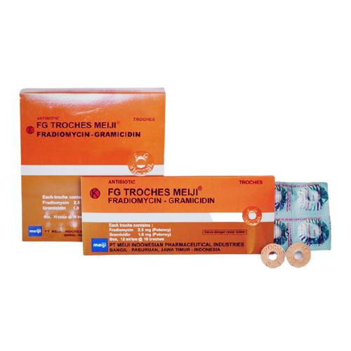 Jual SP Troches Meiji isi 12 Permen Sakit Tenggorokan Antiseptik Melon ...