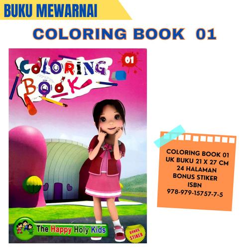 Jual BUKU ANAK-BUKU MEWARNAI HAPPY COLORING BOOK 01 - Kota Tangerang ...