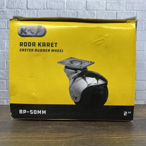 Jual Roda Karet Bulat / Roda Kastor Bulat Karet / Roda Caster Bulat ...