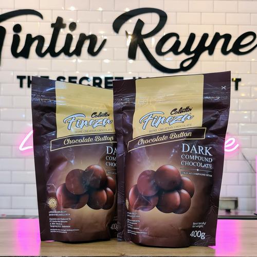 Jual Colatta Fineza Chocolate Button Dark Compound Chocolate 400gr ...