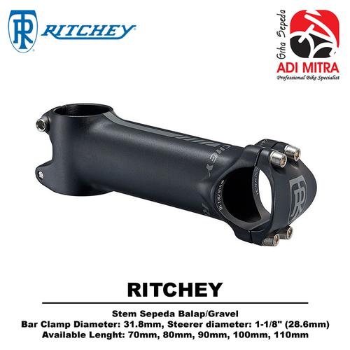 Jual Ritchey Comp 4-Axis-44 Stem Sepeda Balap / Gravel - 100mm - Kota ...
