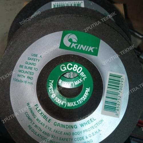 Jual batu gerinda flexible tipe GC KINIK 4 inch GC 80 - GC 80 - Jakarta ...