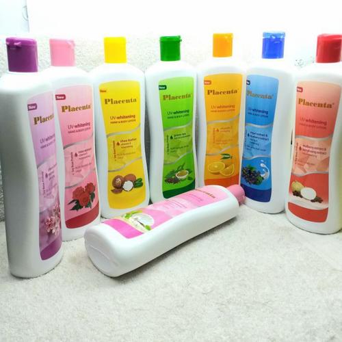 Jual Placenta UV Whitening Hand & Body Lotion 500ml - Rose Extract ...