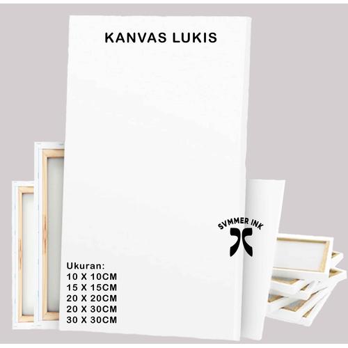 Promo Kanvas Lukis Canvas Board Ukuran 10x10 15x15 20x20 30x30 cm ...