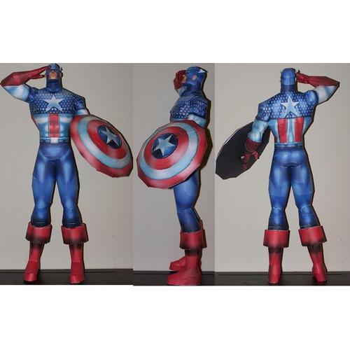 Jual Marvel Universe Captain America Papercraft - Kab. Bekasi ...