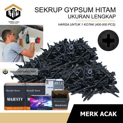 Jual Skrup Gypsum 6 x 1" in Drywall Screw Sekrup Gipsum Baut Per Kotak ...