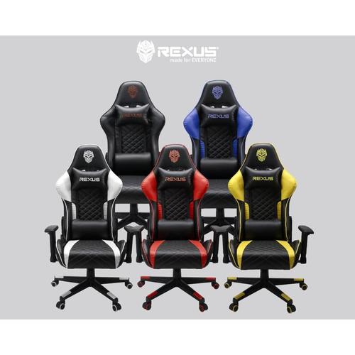Jual REXUS GAMING CHAIR RGC-100 ARMREST 2D YELLOW/BLUE/RED/BLACK/WHITE ...