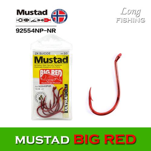 Jual Kail Pancing MUSTAD BIG RED Ultra Point 92554NP-NR Single Hook ...