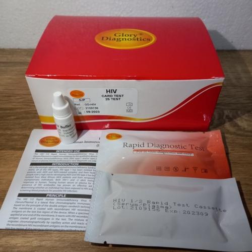 Jual HIV Card Test 25 Test Glory Diagnostics - Kota Tangerang Selatan ...