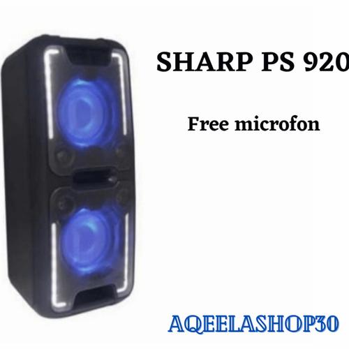 Jual SPEAKER AKTIF SHARP PORTABLE PS 920 PARTY SPEAKER FREE MICROFON ...