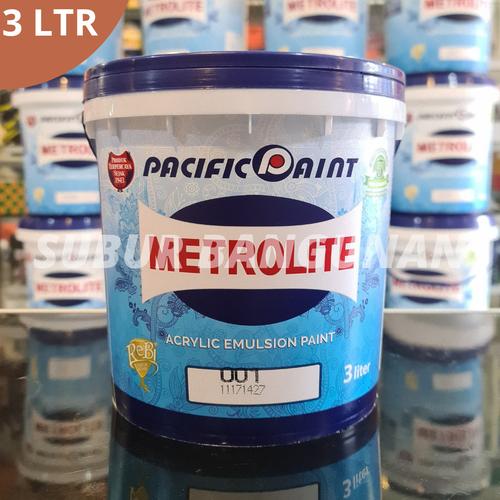 Jual CAT TEMBOK METROLITE 3 LITER PUTIH (5 kg) - S04 - Kota Makassar ...