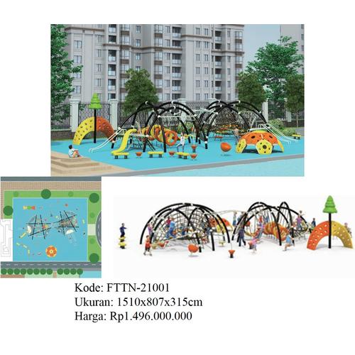 Jual Playground Outdoor, Taman Bermain Anak Jaring Panjat Model FTTN ...