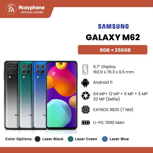 Jual SAMSUNG GALAXY M62 8/256GB GARANSI RESMI SEIN - Laser Blue ...