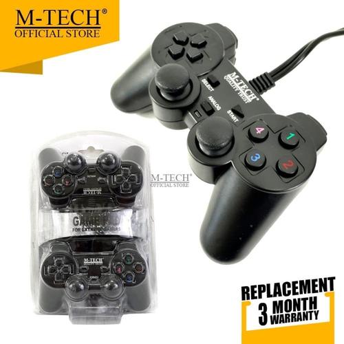 Promo MTECH M-TECH controller stik gamepad joystick USB dual double PC ...