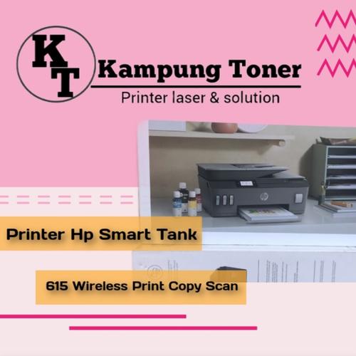Jual Printer HP Smart tank 615 ink tank print scan copy A4 fax ADF ...