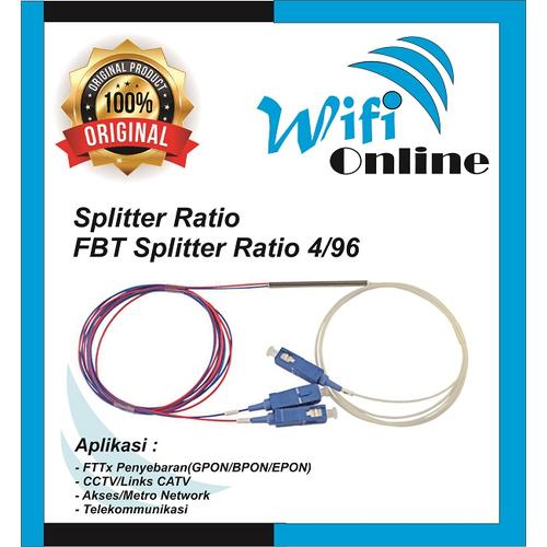 Jual Splitter Ratio/FBT Splitter Ratio 4/96 - Kab. Bekasi - Wifi Online ...
