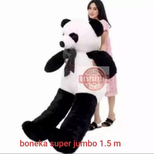 Jual Boneka Panda Super Jumbo 1.5 meter / Boneka Beruang Teddy Bear ...