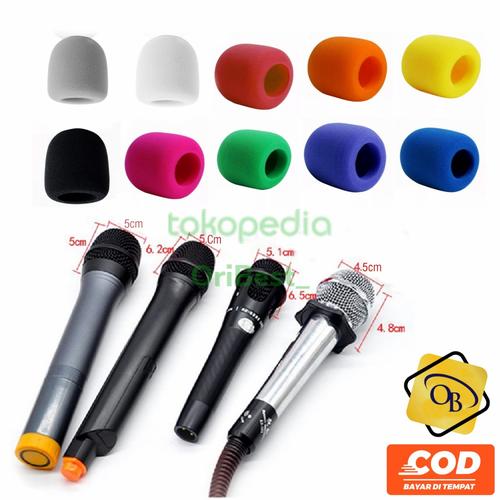 Jual Busa mic microphone tebal - foam spon mikrofon besar windshield ...