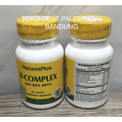 Jual NATURES PLUS B COMPLEX 60 TABLET NATURE PLUS VITAMIN B KOMPLEKS ...