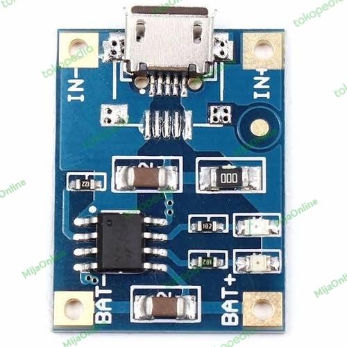 Jual modul cas charge TP4056 e micro usb utk lithium ion / baterai ...