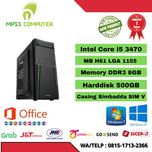 Jual PC RAKITAN / CPU RAKITAN Intel Core i5 3470 Ram 8GB Harddisk 500GB ...