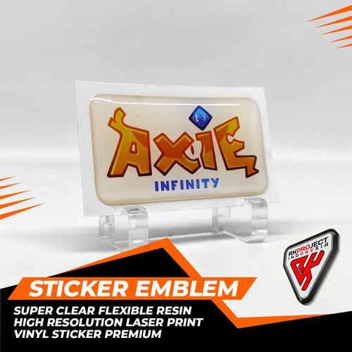 Jual AXIE INFINITY Sticker Timbul Emblem Resin Lentur - Kab. Bandung ...