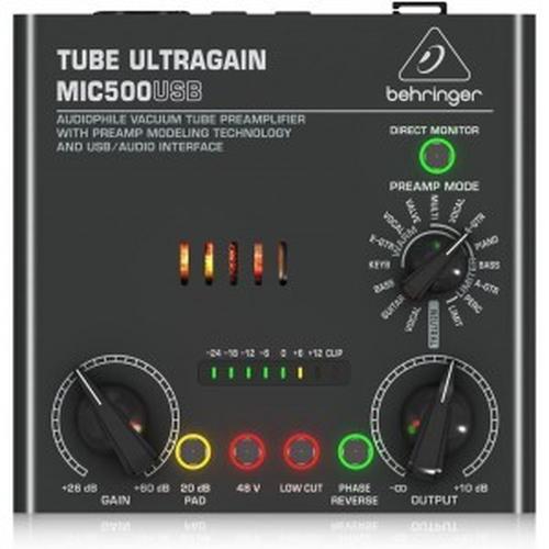 Jual Behringer MIC500 MIC 500 MIC-500 USB Tube Microphone Preamp MIC ...