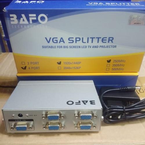 Jual vga splitter 4 port bafo 250mhz - Jakarta Pusat - JD Komputer 88 | Tokopedia
