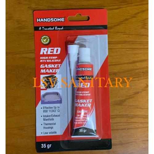 Jual LEM RED SILICONE / LEM GASKET / LEM SILICONE RED 35 g - Jakarta ...