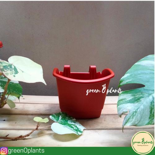 Jual Pot Tanaman Kait Gantung Vertikal Vertical Garden TIP S Coklat ...