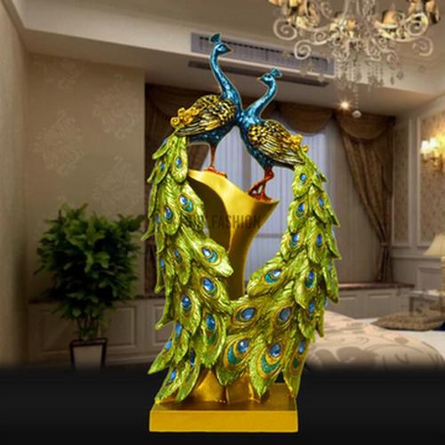 Jual Ornamen Mewah Patung Burung Merak Bahan Resin Untuk Dekorasi Rumah ...