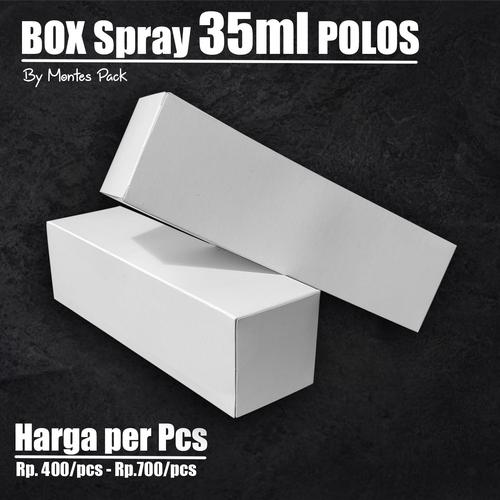Jual Spray Box POLOS / Kemasan parfum / packaging botol 35ml - Kota ...