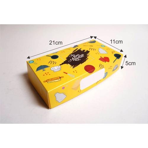 Jual Box Kemasan Makanan Dus Bolen Pia Pisang Nugget Brownies 21x11x5 ...