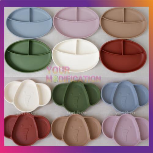 Jual Piring Makan Anak Free BPA Original Model Lengkap Warna - Suction ...