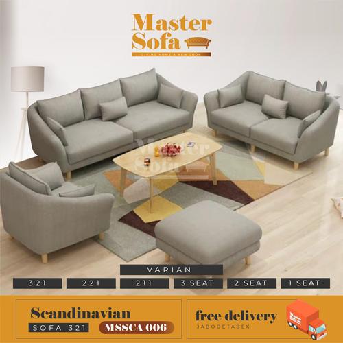 Jual Sofa 321 minimalis Scandinavian MSSCA 006 - 2seat - Jakarta Barat ...