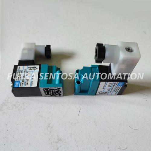 Jual SMALL 3-WAY LESS BASE SOLENOID VALVE MAC 35A-B00-DDAJ-1KD - 12VDC ...