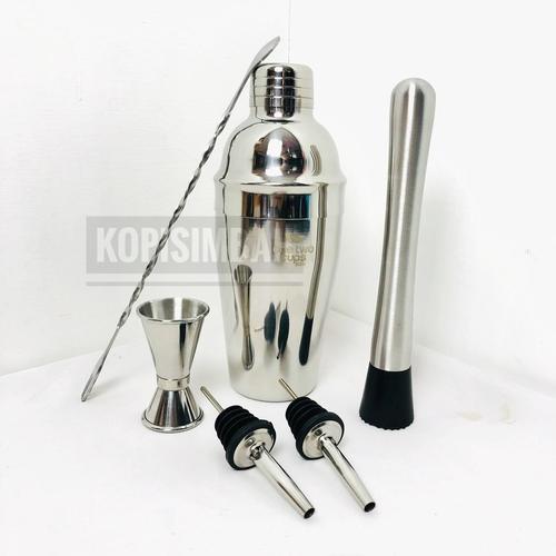 Promo Bartender Set Kit Shaker Paket Alat Cocktail Barista Bar Tender ...