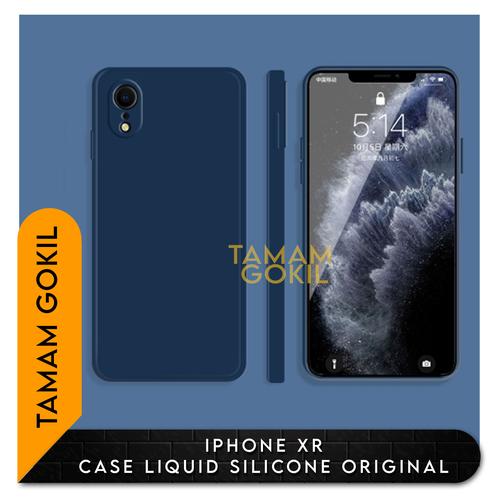 Promo Case Iphone XR Liquid Silicone Softcase Original - Hitam - Kab ...