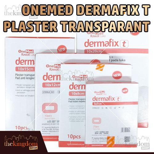 Jual Onemed Dermafix T Plester Luka Anti Air Transparant Box P3K - 10x8 ...