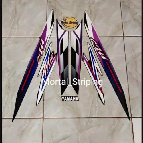 Jual Mio Sporty 2003 2004 Bendera Hitam Ungu Stiker Striping List Bodi ...