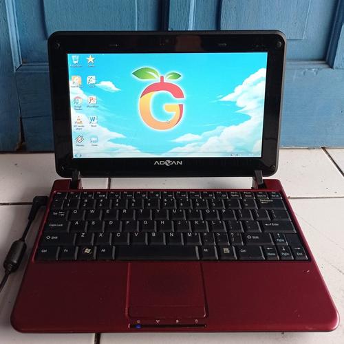 Jual Advan Vanbook Pin 46132 Merah RAM 2GB windows 7 Netbook Second 10 ...