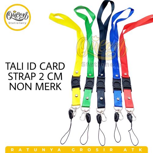 Jual TALI ID CARD STRAP 2CM NON MERK / GANTUNGAN ID CARD / TALI ID CARD ...