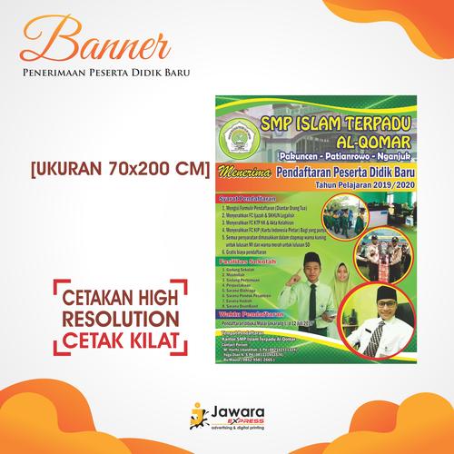 Jual CETAK BANNER SEKOLAH UKURAN 70 X 200 FREE DESIGN - Kota Malang ...
