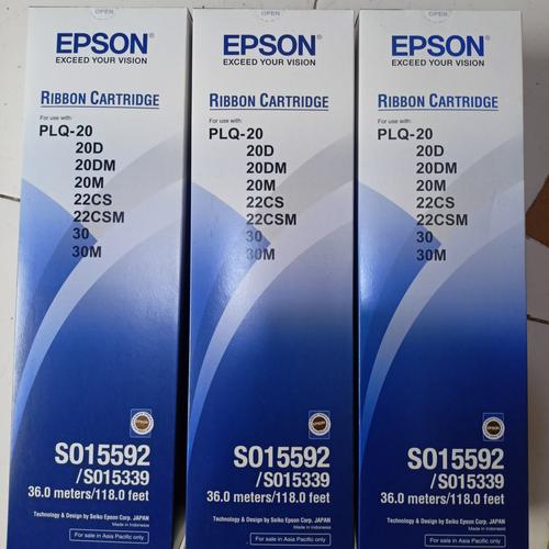 Jual Epson Ribbon Cartridge Pita PLQ 20/ Epson PLQ20 Original PLQ-20 ...