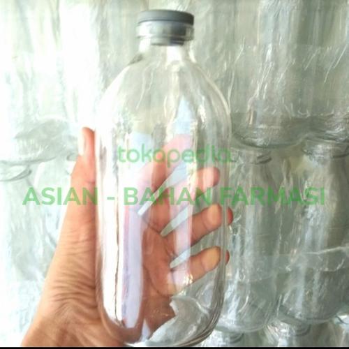 Jual Botol ASI - Infus 500 ml - Kaca Plus Tutup Karet Plus Bubble AMAN ...