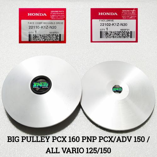 Jual SET BIG PULLEY PCX 160 CUSTOM BUBUT RACING PNP ALL VARIO 125-160 ...