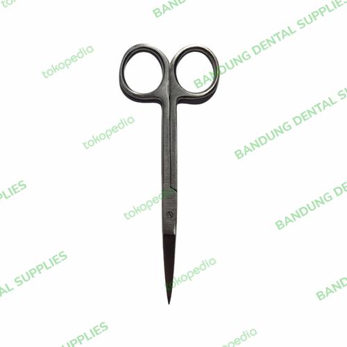 Jual DENTAL GUNTING IRIS JARINGAN ARUGAMED 11 CM STRAIGHT LURUS ...